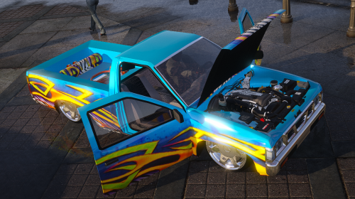 BaggedCustoms 95 Nissan Hardbody [Add-On][FiveM] - Bagged - LauncherLeaks