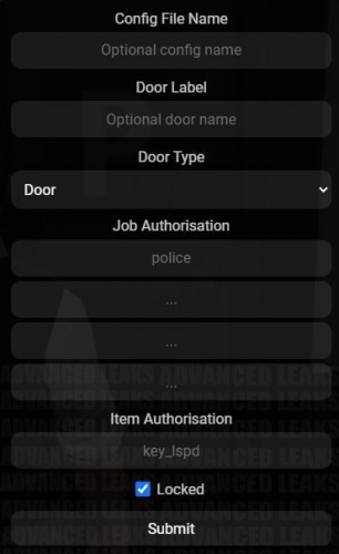 Fivem Nui Doorlock - Scripts - LauncherLeaks