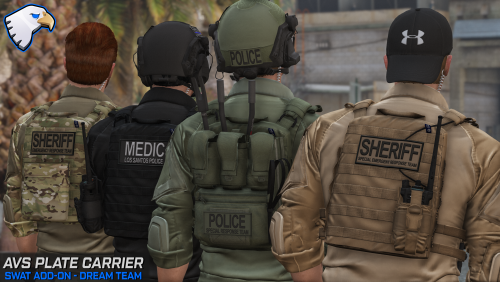 [PRIME EXCLUSIVE] TLS Crye AVS Plate Carrier SWAT Addon - Prime ...