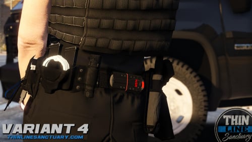 Duty Belt Packate | Thin Line Sanctuary | Sgt. Frankie | Male + Female + Safariland Holsters ...