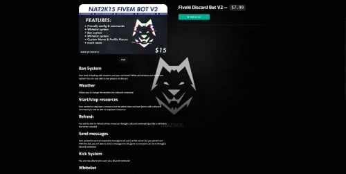FiveM Discord Bot V2 (NAT2K15) - NAT2K15 - LauncherLeaks