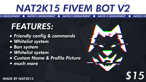 FiveM Discord Bot V2 (NAT2K15) - NAT2K15 - LauncherLeaks