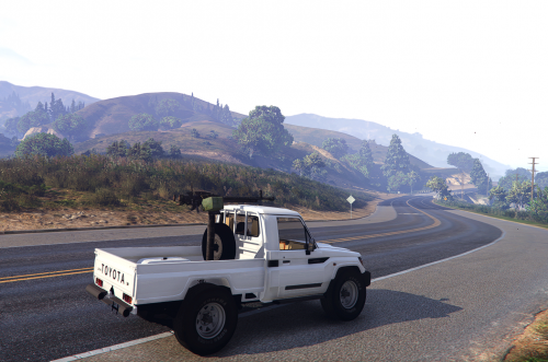 Toyota Pickup Mounted Gun - Vehicles - LauncherLeaks