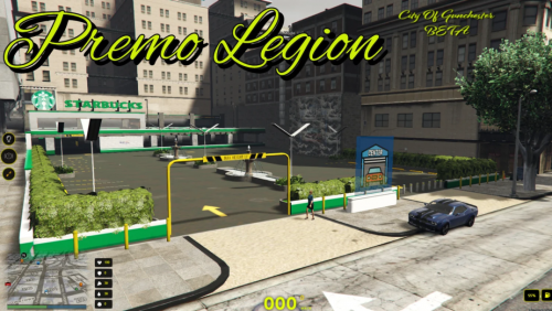 PREMO - LEGION SQUARE UPGRADE - WITH STARBUCKS AND MORE - FIVEM READY ...