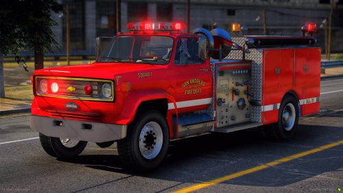 CHEVROLET C70 FIRETRUCK NON ELS R&R - Vehicles - LauncherLeaks