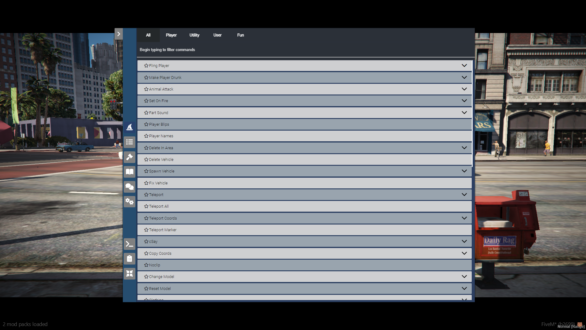 Nopixel Admin Menu Esx Fivem Esx Scripts FiveM State Police Templates