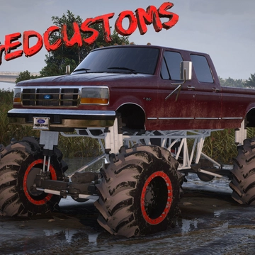 BaggedCustoms Out Tha Mud F350 Mega Truck[Add-On][FiveM] - Bagged ...