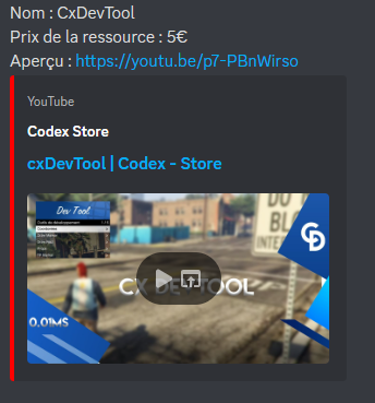 Codex Store - cxDevTool - ESX - LauncherLeaks