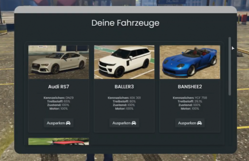 DNZ GARAGE - SYSTEM GRAGE - QB-CORE - LauncherLeaks