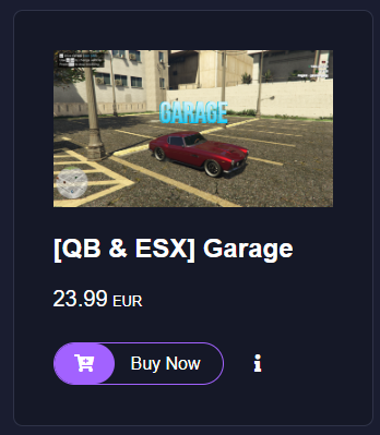 [ESX] Garage System - ESX - LauncherLeaks