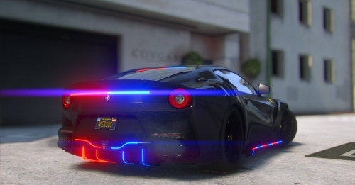 Ferrari F12 TDF Police Modern Lights [NON-ELS] - Vehicles - LauncherLeaks