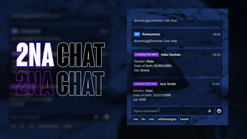 2NA-CHAT [Anonim Chat System] Open Source - QB-CORE - LauncherLeaks