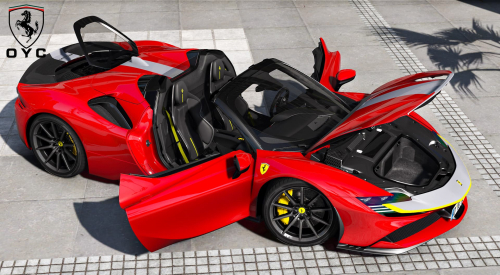 OYC-2022 SF90 Spider ( Animated Roof ) - Vehicles - LauncherLeaks