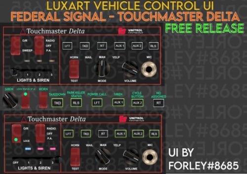 Touchmaster Delta Hud For Luxart Vehicle Control v3 - Scripts ...