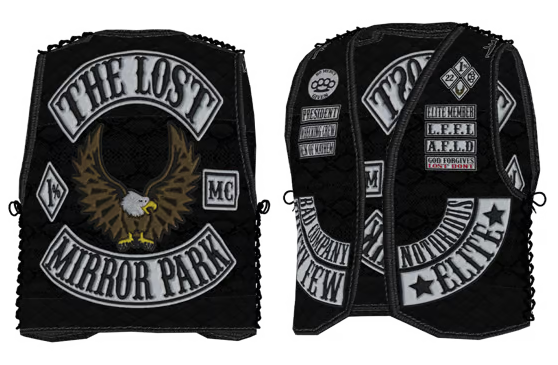 The Lost Mc Vest Fivem Lost MC Biker Vest For MP Character (With