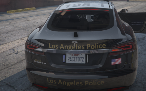 Lapd Tesla Model s By LucaDesigns - Solo Designs - LauncherLeaks