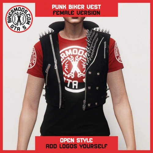 Punk Biker Vest Female | BIKERMODS | - EUP Files - LauncherLeaks