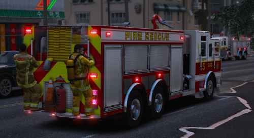 [ELS Hybrid] SAFD Pack Engine+Ambulance - ELS / LSPDFR - LauncherLeaks