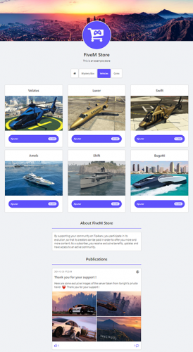 Tip4serv donation webstore for ESX & QBCore - QB-CORE - LauncherLeaks