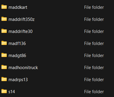 MaddKiller Car Pack ? - Vehicles - LauncherLeaks