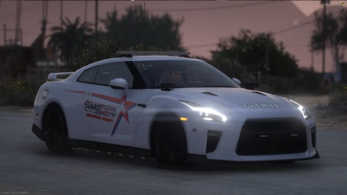 2018 Police Nissan GTR R35 SP+FiveM Ready TrooperCorentin [NON ELS ...