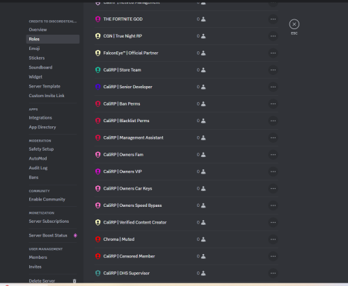 CaliRP Discord - 5M Servers - LauncherLeaks