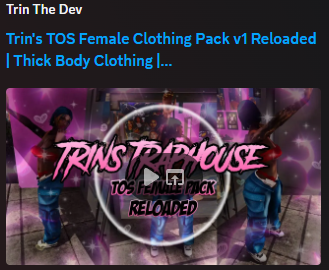 Trins Traphouse TOS Female Pack - EUP Files - LauncherLeaks