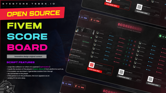 Scoreboard V5 Fivem Store Fivem Mods