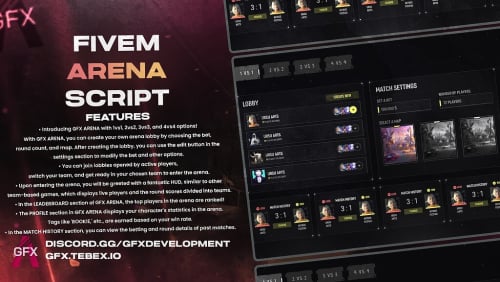 [QB,ESX] GFX ARENA SCRIPT - Scripts - LauncherLeaks