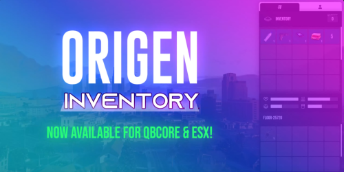 Origen Inventory - QBCore & ESX Versión - Script Five M - Scripts ...