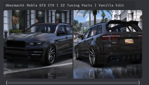 Ubermacht Rebla GTS CTXVanilla Edit G.O.M Modeling - Vehicles ...