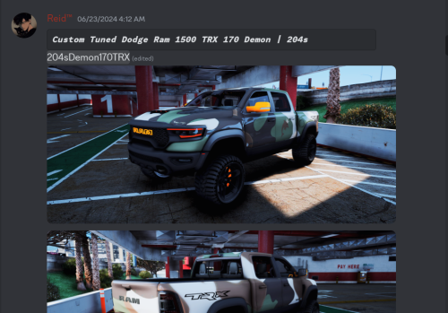 Custom Tuned Dodge Ram 1500 TRX 170 Demon W204s - Vehicles - LauncherLeaks