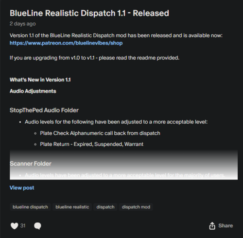 [SP] Realistic Dispatch Audio v1.1 - Miscellaneous - LauncherLeaks