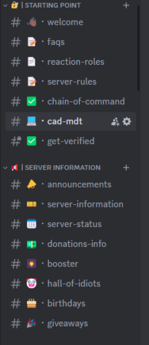 CaliRP Discord Clone | California Roleplay Main Discord - Server ...