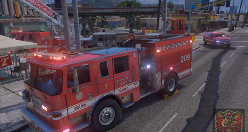 Kickapoo Customs Limited Edition LAFD Fire Pack - Vehicles - LauncherLeaks