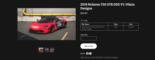 2019 Mclaren 720 GTR DDE V1 | Miata Designs - Vehicles - LauncherLeaks