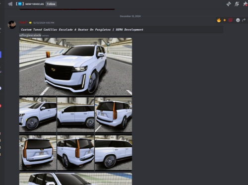 Custom Tuned Cadillac Escalade 6 Seater On Forgiatos | SEMA Development ...