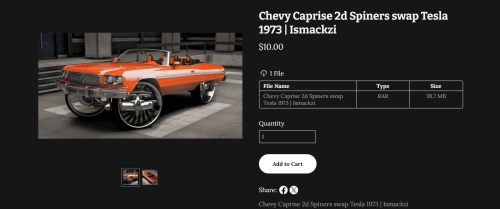 Chevy Caprise 2d Spiners swap Tesla 1973 | Ismackzi - Vehicles ...