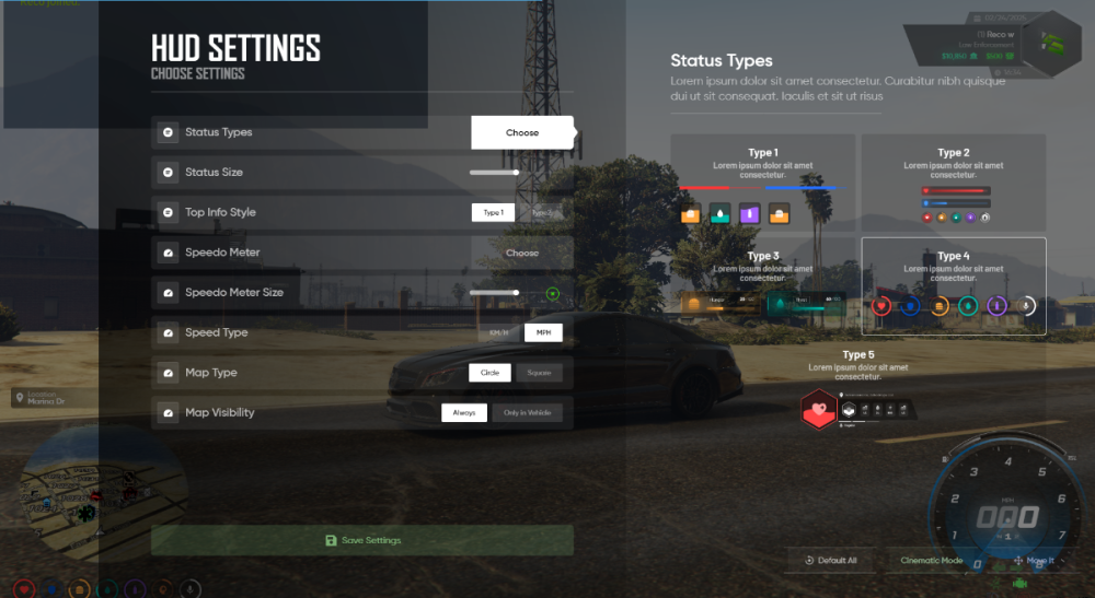 izzy hud v4 - ESX - LauncherLeaks