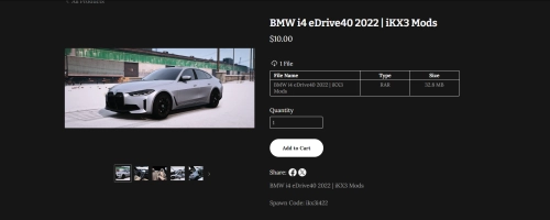 BMW i4 eDrive40 2022 | iKX3 Mods - Vehicles - LauncherLeaks