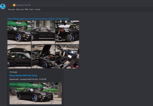 Nissan Skyline R34 Twin Turbo | Rmod - Vehicles - LauncherLeaks