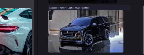 Escalade RoCars Larte Royal Customs - Vehicles - LauncherLeaks