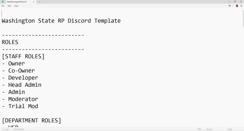 WashingTon State RolePlay - ESX - LauncherLeaks