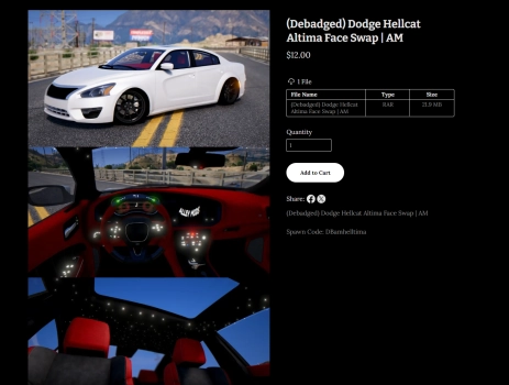 (Debadged) Dodge Hellcat Altima Face Swap | Alley - Vehicles ...