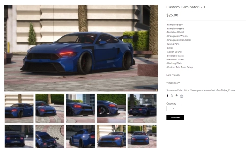 Dominator GTE | BaddBlood Custom - Vehicles - LauncherLeaks