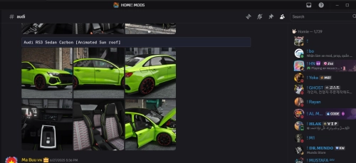 Audi RS3 Sedan Carbon [Animated Sun roof] - Vehicles - LauncherLeaks