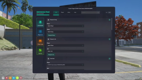 ADMIN Menu INSPIRED NOPIXEL 4.0 - Ultimate Exclusive Releases ...