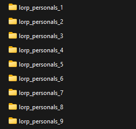 LORP Personals (ALL STREAM FILES) (EXCLUSIVE/RARE PARTS)` - 5M Servers - LauncherLeaks