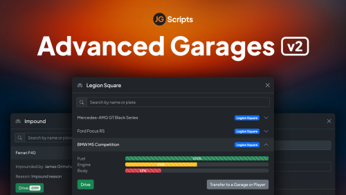 JG Advanced Garages [DECRYPTED] - Scripts - LauncherLeaks