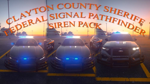 Clayton County Sheriff's Federal Signal Pathfinder Siren Pack ...